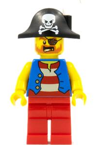 LEGO Pirate Captain Minifigure pi180 | BrickEconomy