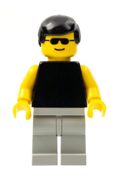 LEGO Male with Plain Black Torso Minifigure pln013 | BrickEconomy