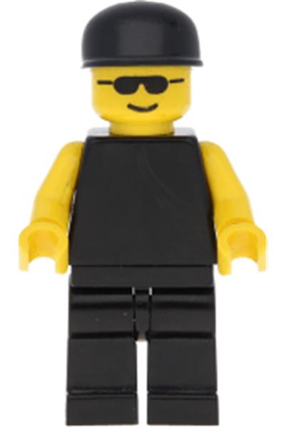 LEGO Male with Plain Black Torso Minifigure pln104 | BrickEconomy