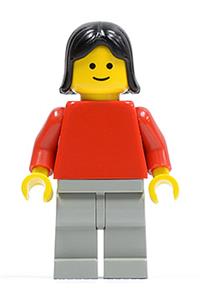 LEGO Female with Plain Red Torso pln133 | BrickEconomy