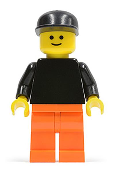 LEGO Male with Plain Black Torso Minifigure pln134 | BrickEconomy