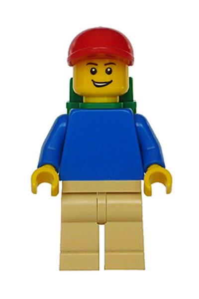 LEGO Male with Plain Blue Torso Minifigure pln167 | BrickEconomy