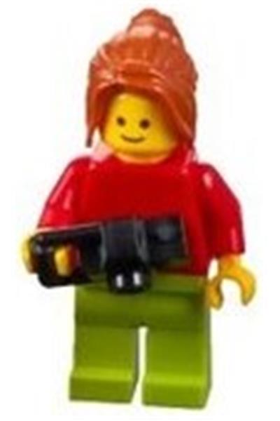 LEGO Female with Plain Red Torso Minifigure pln187 | BrickEconomy