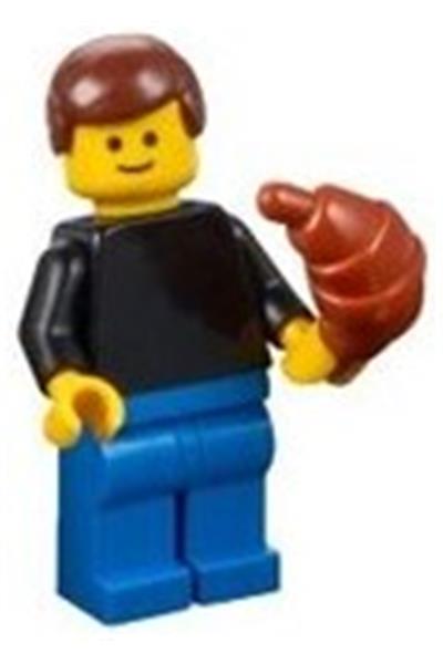 LEGO Male with Plain Black Torso Minifigure pln188 | BrickEconomy