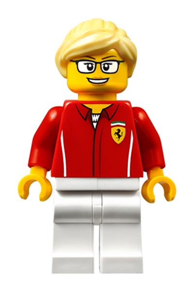 LEGO Ferrari Engineer Female Minifigure sc049 | BrickEconomy