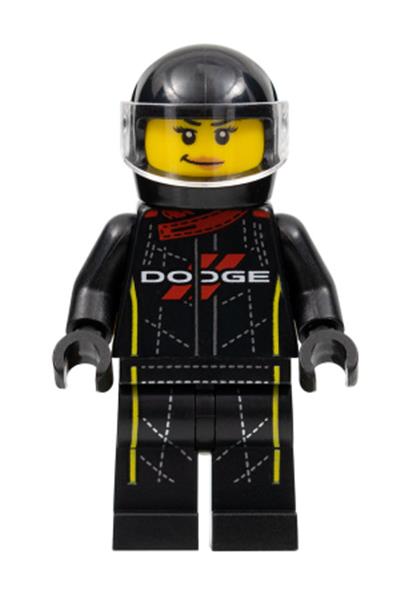 LEGO Mopar Dodge SRT Top Fuel Dragster Driver Minifigure sc090 ...