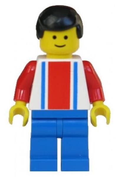 LEGO Soccer Player Red & Blue Team Minifigure soc023 | BrickEconomy