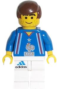 LEGO Soccer Player French Team Player 2 soc102 | BrickEconomy