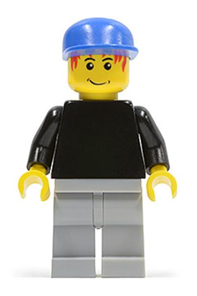 LEGO Male with Plain Black Torso Minifigure soc117 | BrickEconomy