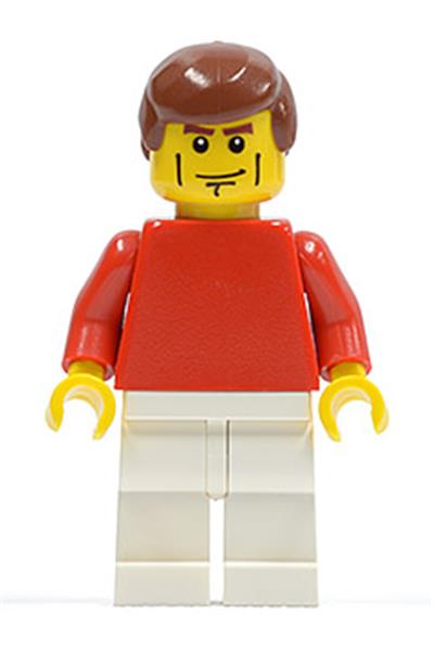 LEGO Male with Plain Red Torso Minifigure soc120 | BrickEconomy