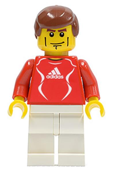 LEGO Adidas Red Soccer Player Minifigure soc120s | BrickEconomy