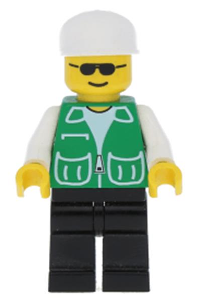 LEGO Male Passenger in Green Jacket Minifigure trn030 | BrickEconomy