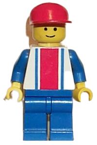 LEGO Male in Red & Blue Strip Shirt trn040 | BrickEconomy