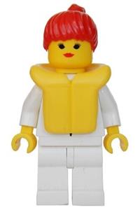 LEGO Female with Life Jacket Minifigure trn092 | BrickEconomy
