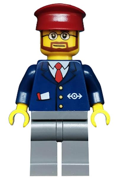 LEGO Train Conductor Minifigure trn148 | BrickEconomy