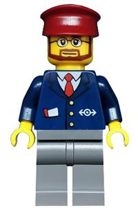 LEGO Train Conductor Minifigure trn148 | BrickEconomy
