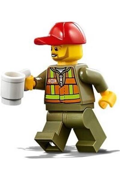 LEGO Train Driver Minifigure trn244 | BrickEconomy