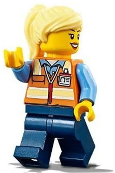 LEGO Train Worker Minifigure trn245 | BrickEconomy