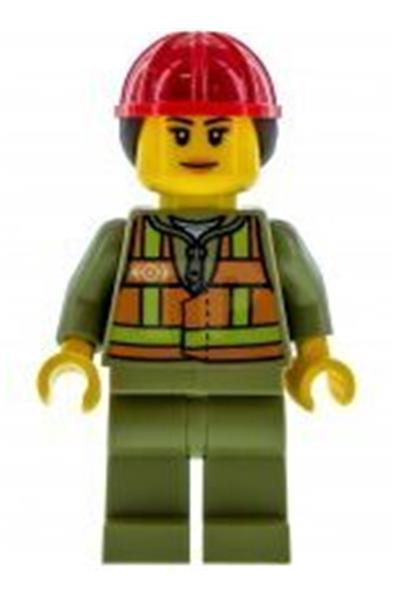 LEGO Train Worker Minifigure trn246 | BrickEconomy