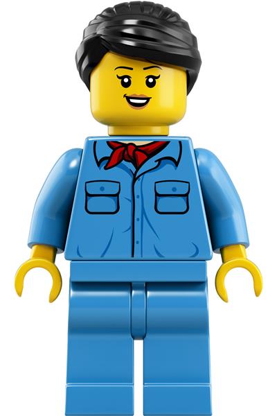 LEGO Female Train Worker Minifigure trn253 | BrickEconomy
