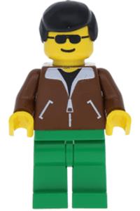 LEGO Male with Jacket Brown Minifigure twn013 | BrickEconomy