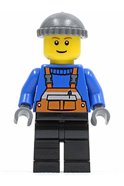 LEGO Worker in Overalls Minifigure twn123a | BrickEconomy