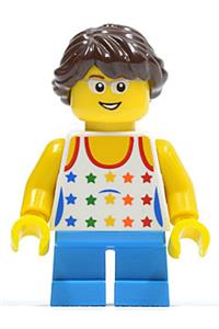 LEGO Female with Rainbow Stars twn204a | BrickEconomy