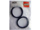LEGO 1105 Two Rubber Crawler Tracks | BrickEconomy