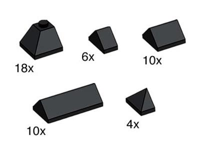 LEGO 10160 Black Ridge Tiles | BrickEconomy