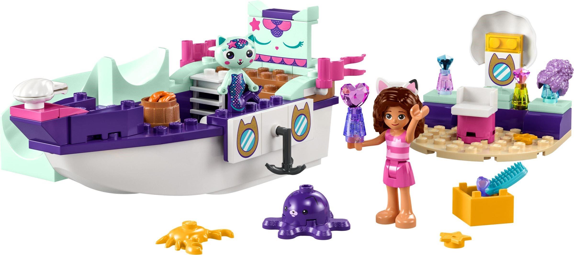 LEGO 10786 Gabby's Dollhouse Gabby & MerCat's Ship & Spa | BrickEconomy