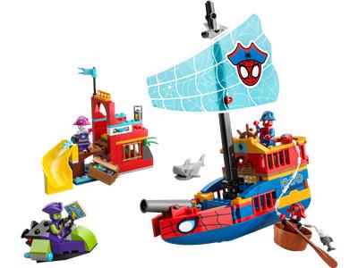 LEGO 11208 Spidey and His Amazing Friends Team Spidey Pirate Ship ...