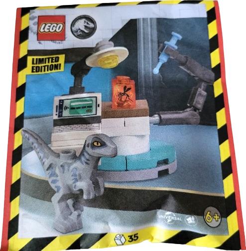 LEGO 122405 Jurassic World Velociraptor Baby with DNA Lab | BrickEconomy