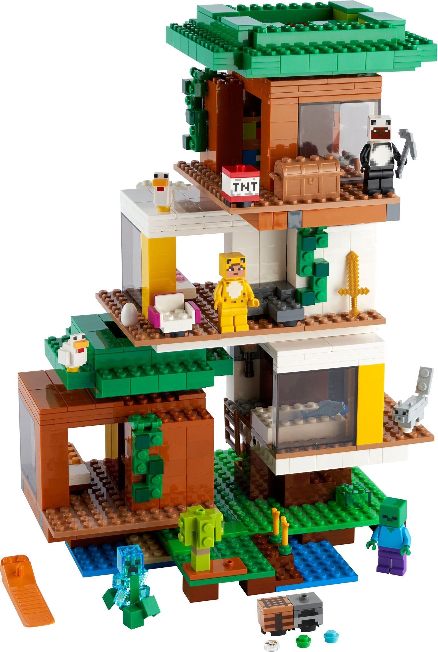 LEGO 21174 Minecraft The Modern Treehouse | BrickEconomy