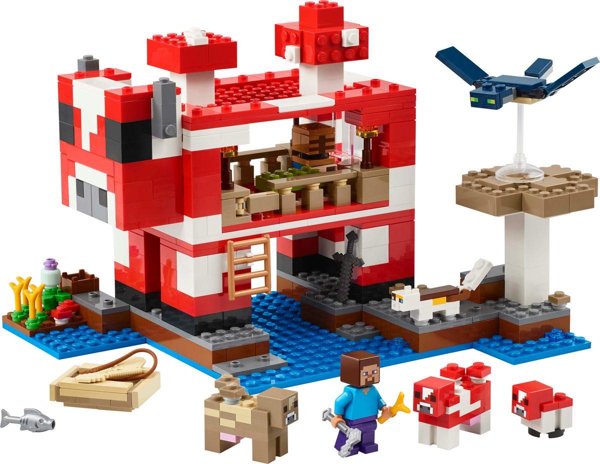 LEGO 21270 Minecraft The Mooshroom House | BrickEconomy