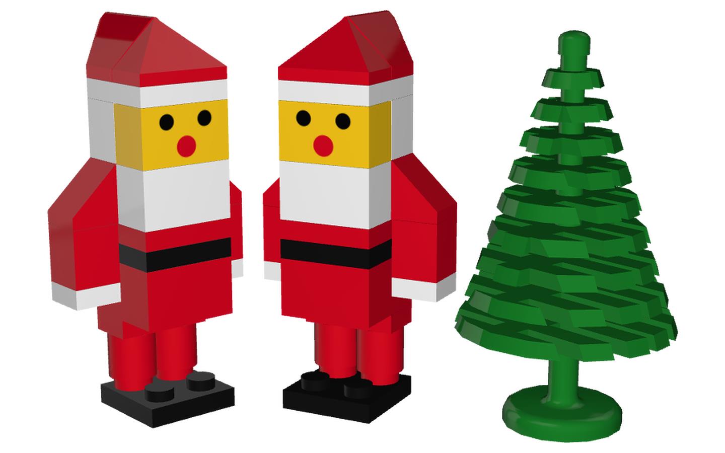 LEGO 245-2 Two Santas | BrickEconomy
