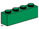LEGO 3471 1x4 Dark Green Bricks | BrickEconomy