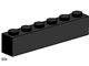 LEGO 3473 1x6 Black Bricks | BrickEconomy