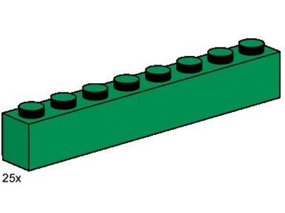 LEGO 3481 1x8 Dark Green Bricks | BrickEconomy
