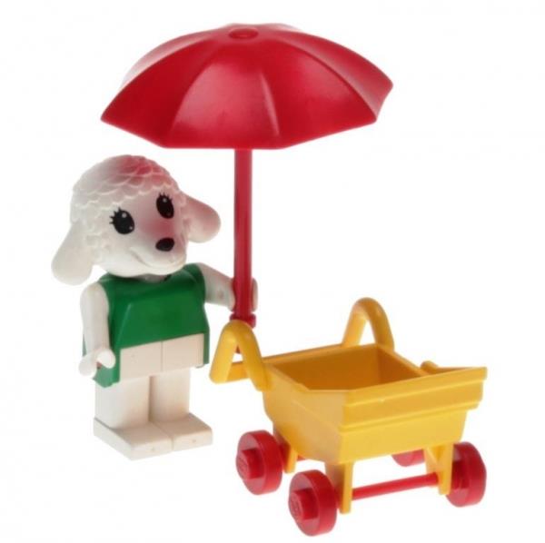 LEGO 3602 Fabuland Pram Lisa Lamb Goes Walking | BrickEconomy