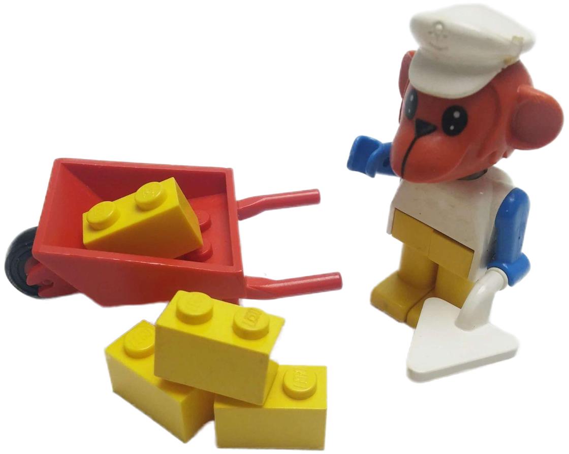 LEGO 3714 Fabuland Workman and Barrow | BrickEconomy