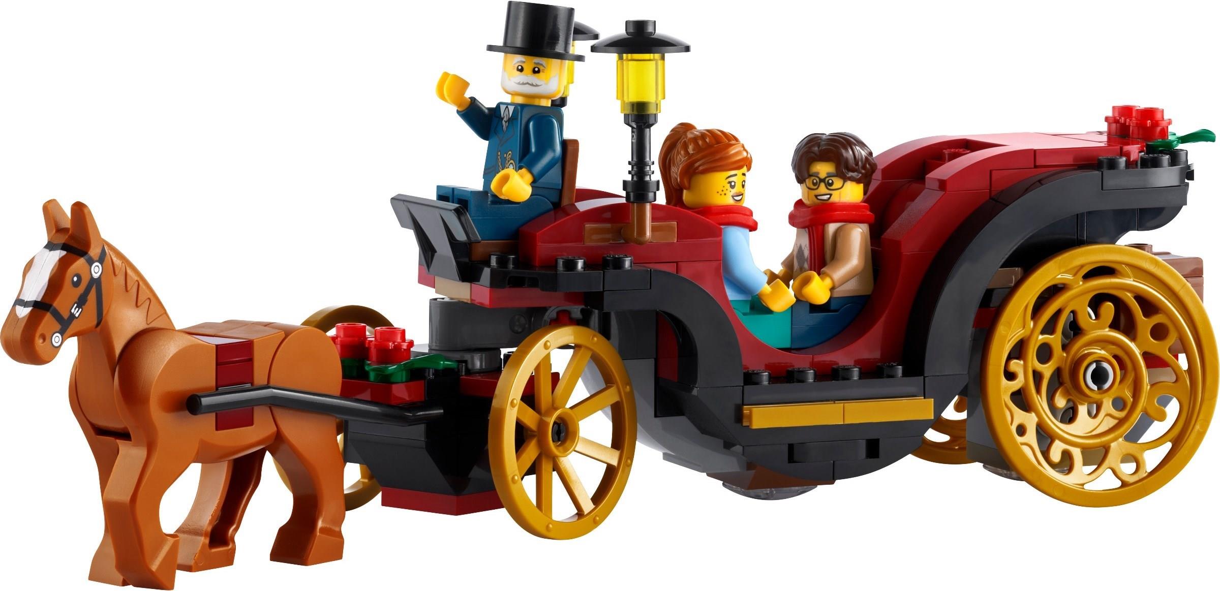 LEGO 40603 Christmas Wintertime Carriage Ride | BrickEconomy