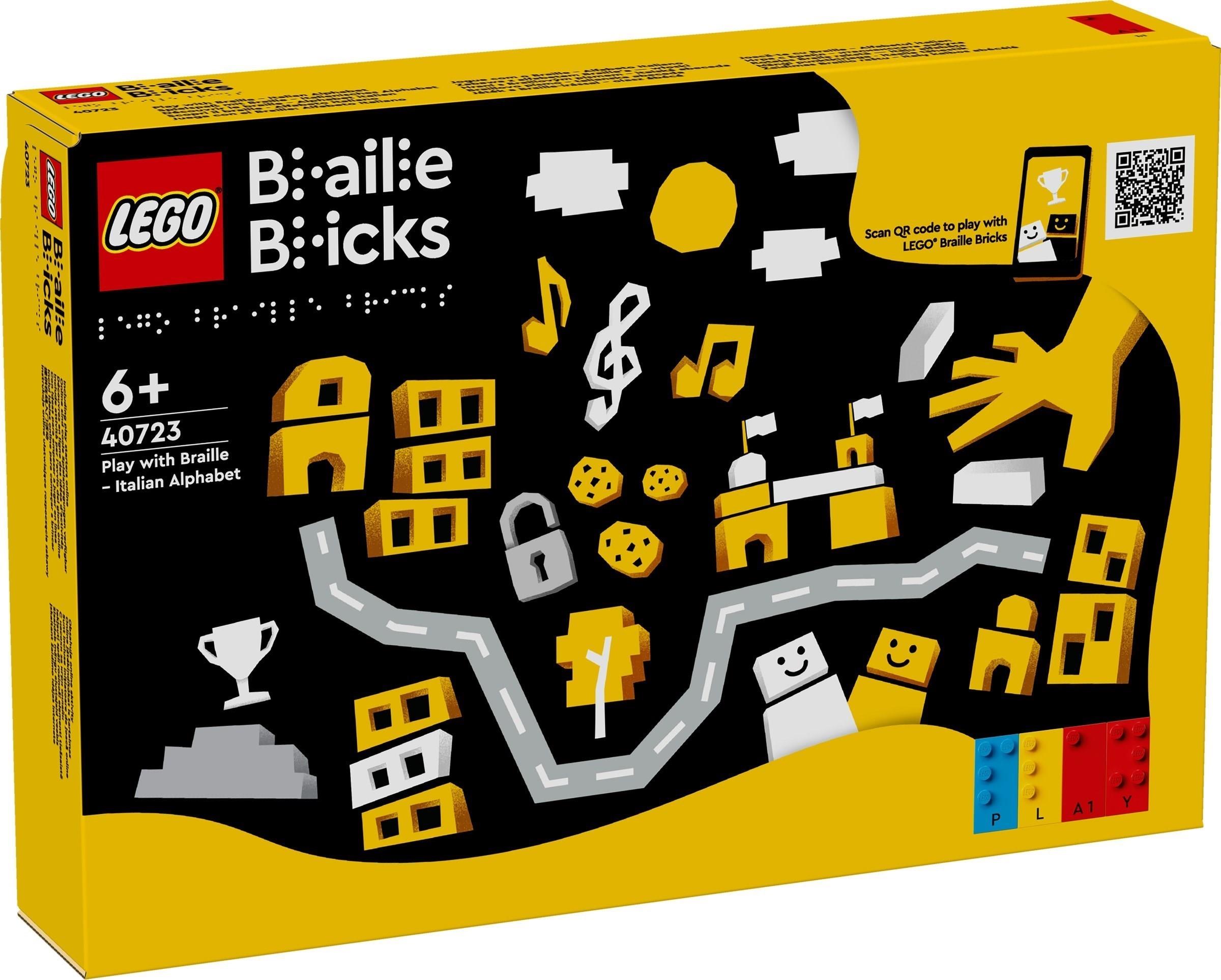 LEGO 40723 Braille Bricks Play with Braille - Italian Alphabet ...
