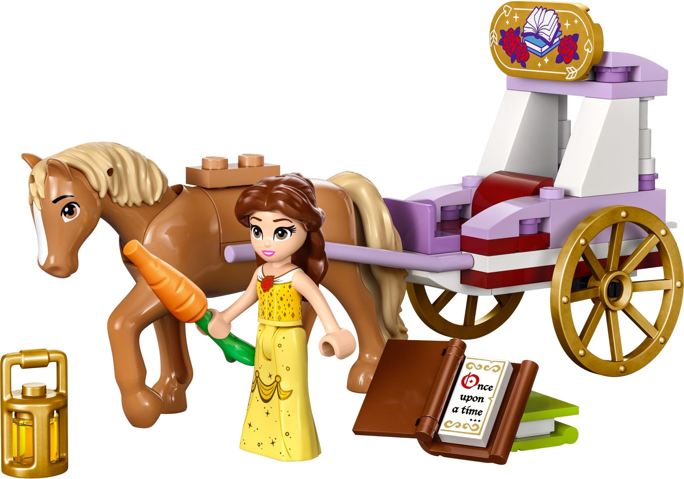 LEGO 43233 Disney Beauty and the Beast Belle's Storytime Horse Carriage ...