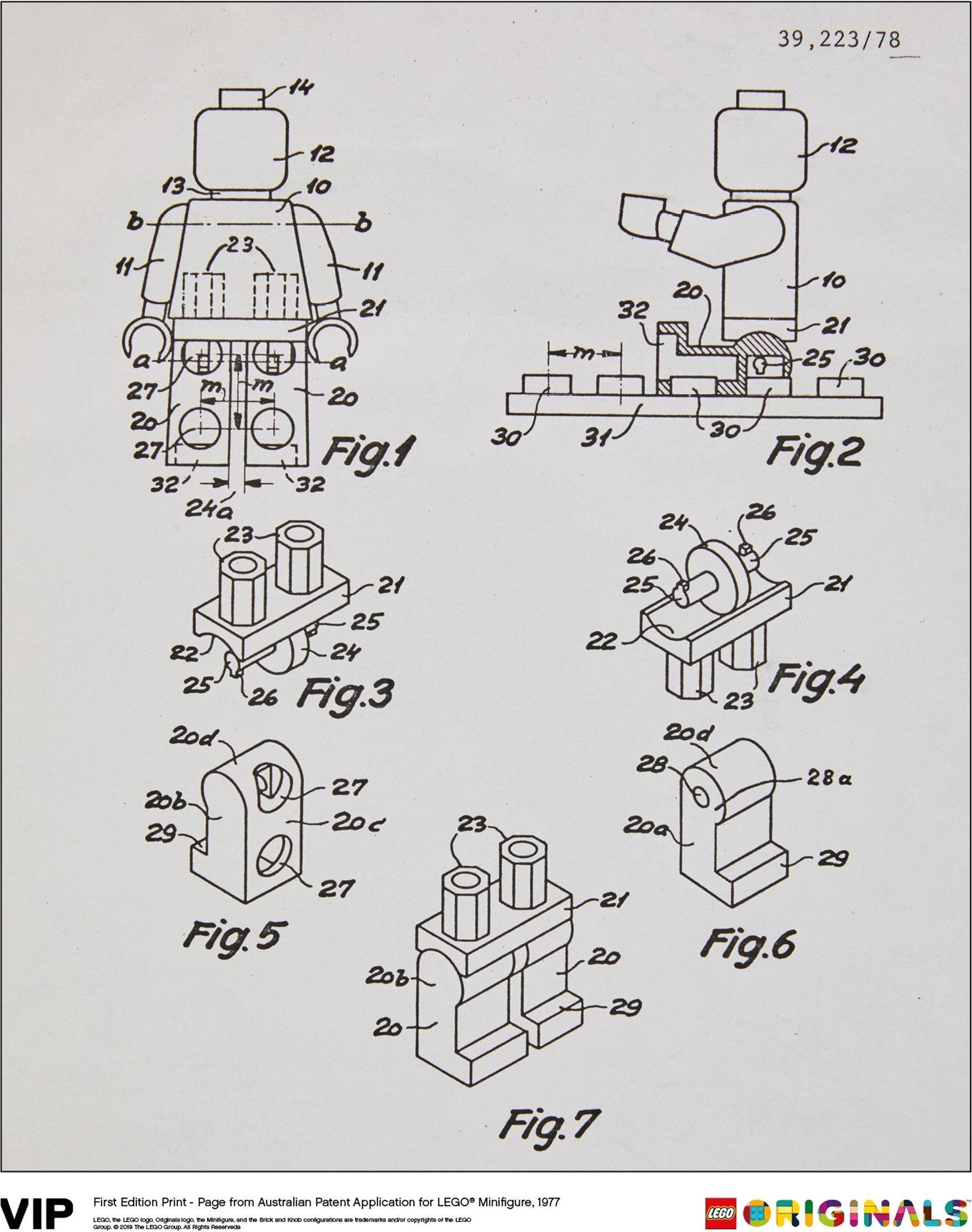 5006003 Australian Patent LEGO Minifigure 1977 | BrickEconomy