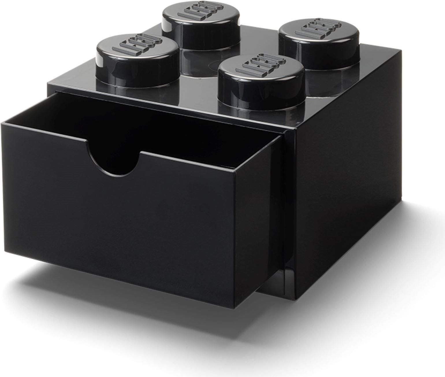 LEGO 5006312 4 Stud Desk Drawer Black | BrickEconomy