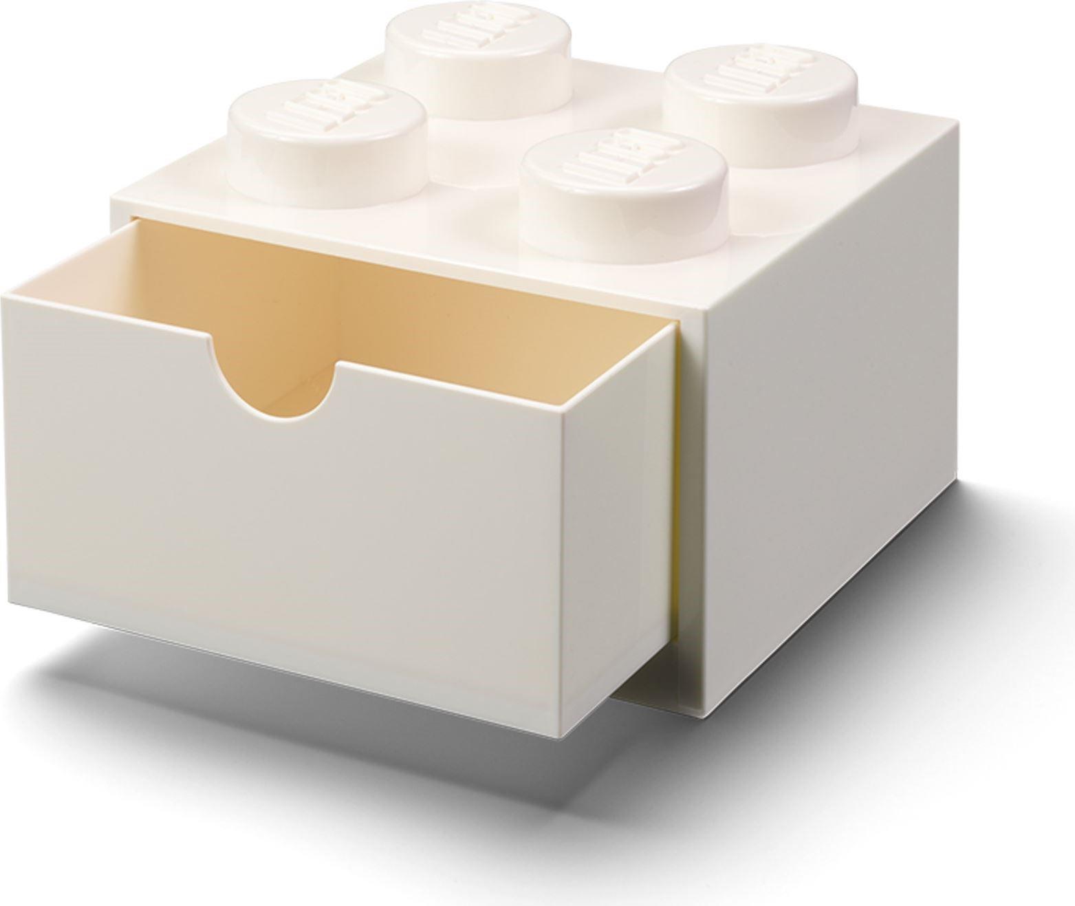 LEGO 5006313 4 Stud Desk Drawer White | BrickEconomy