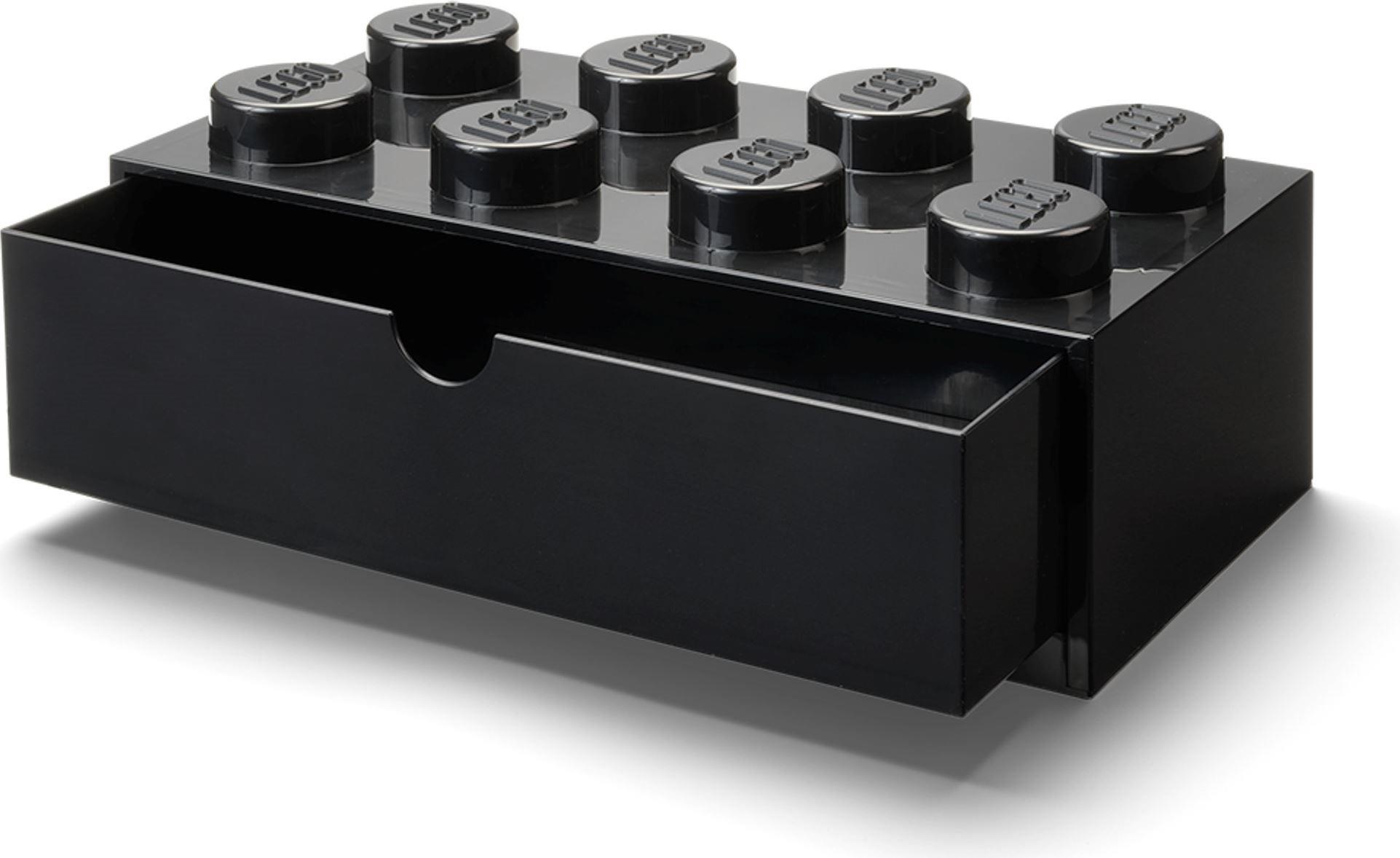 LEGO 5006876 8 Stud Desk Drawer Black | BrickEconomy