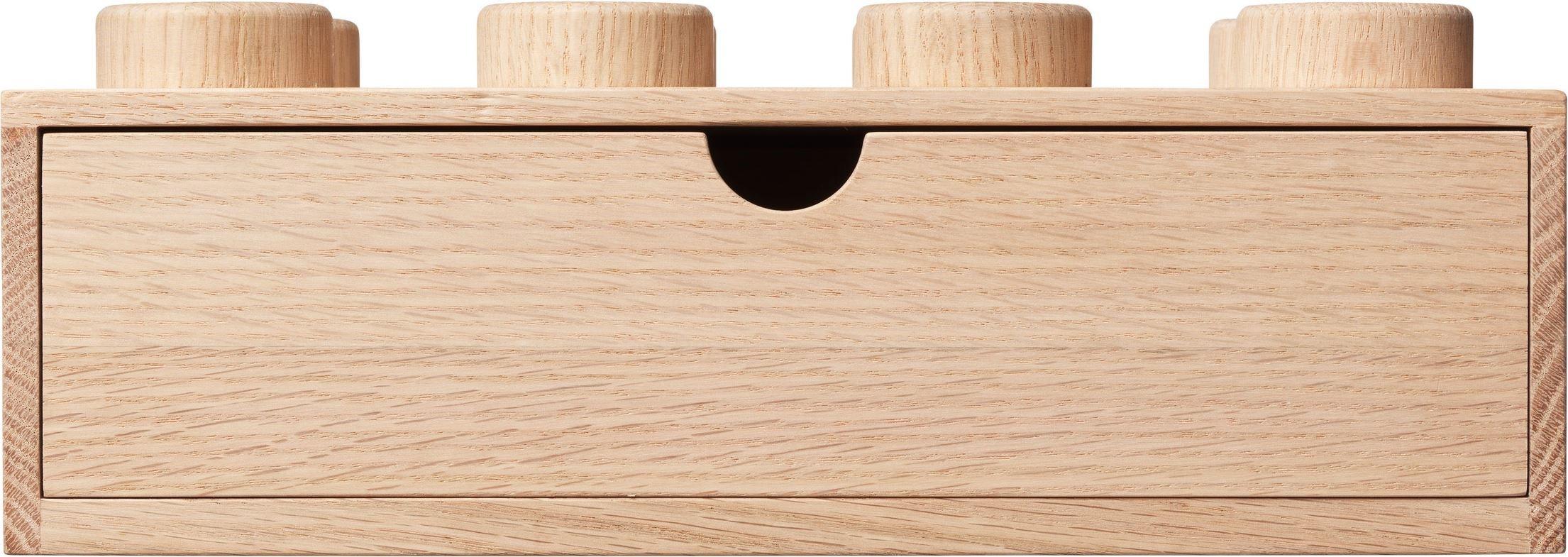 LEGO 5007111 Wooden Homeware Wooden Desk Drawer 8 Light Oak | BrickEconomy