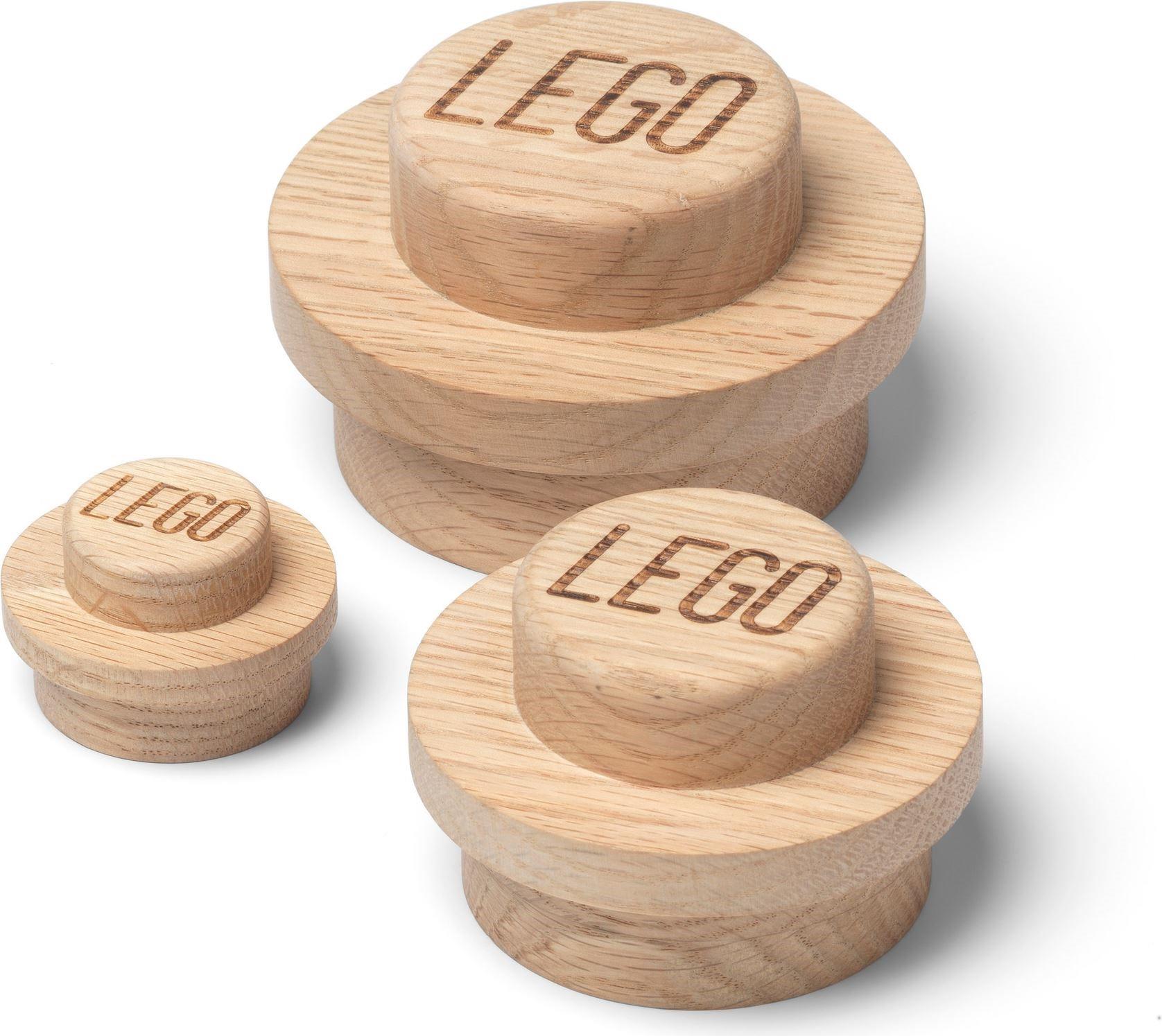 LEGO 5007114 Wooden Homeware Wooden Wall Hanger Set Light Oak ...