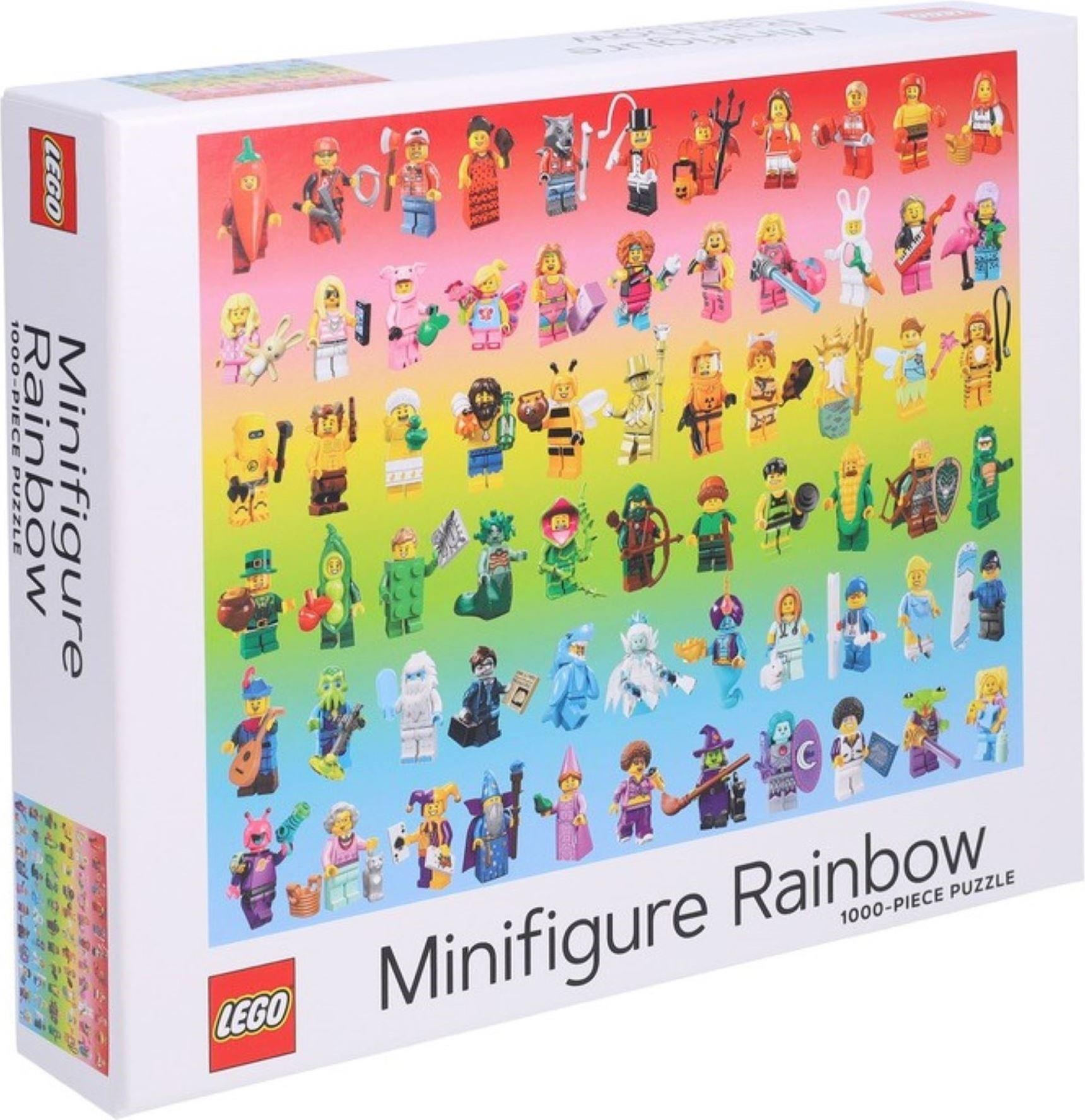 LEGO 5007643 Jigsaw Minifigure Rainbow 1000 Piece Puzzle | BrickEconomy